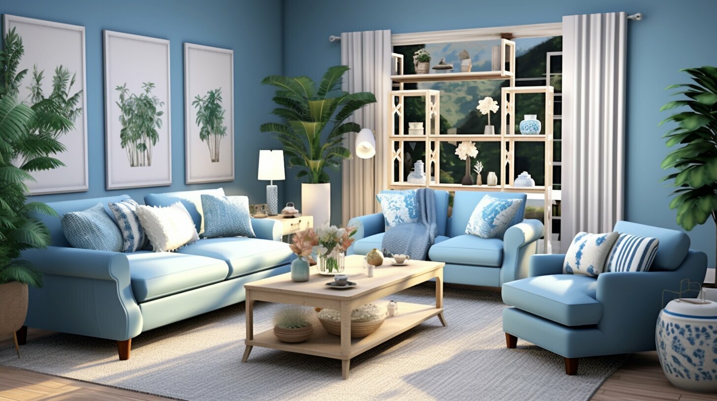 How the colour blue in interior design can make you feel