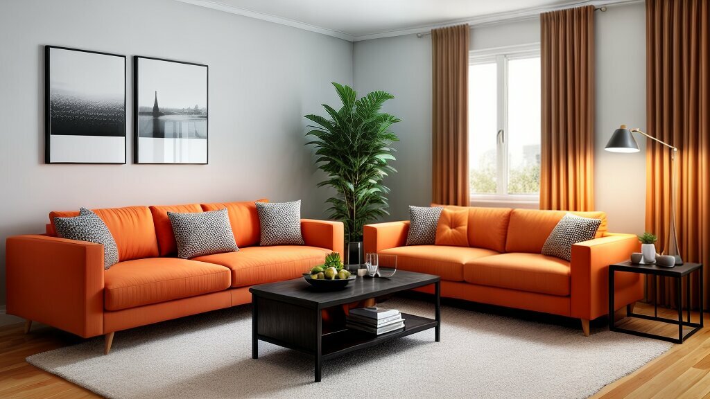 How The Colour Orange In Interior Design Can Make You Feel ♥