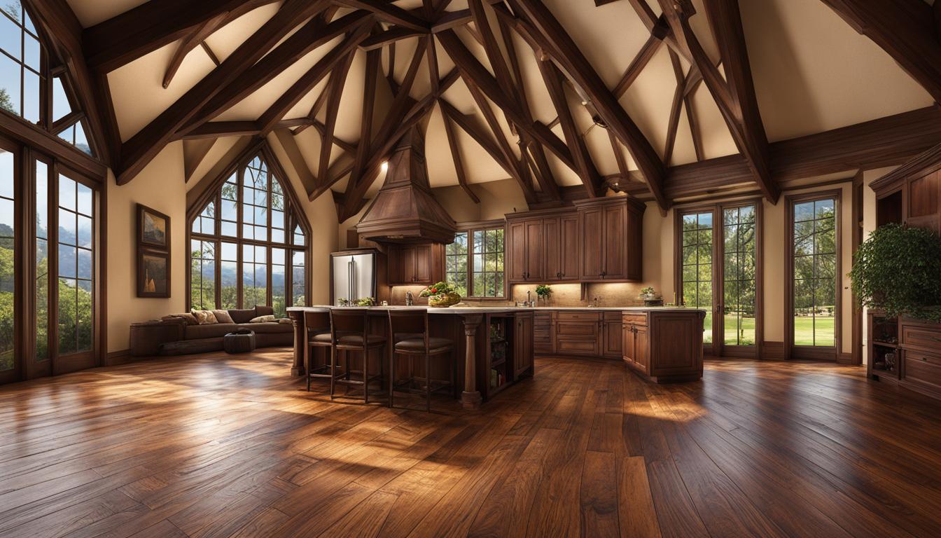 Architectural Interest: Wood Floors in Rooms with Angled Ceilings
