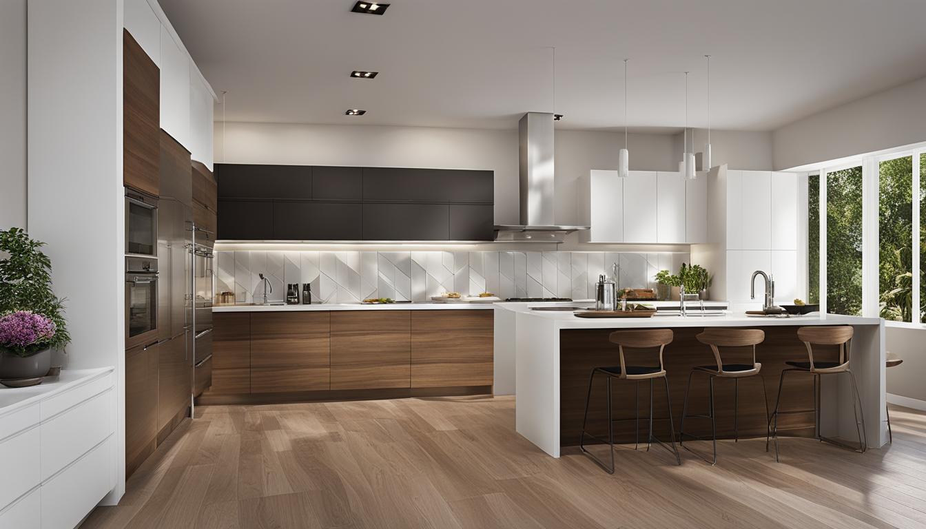 Flooring Fusion: Blending Tile and Wood in Kitchens