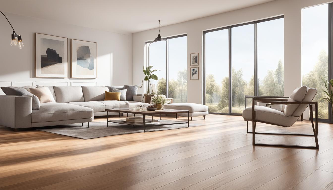 Sunlit Spaces: Wood Floors in Rooms with Large Windows