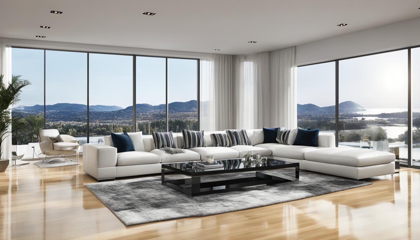 High Gloss Glamour: Reflective Wood Floors in Modern Spaces