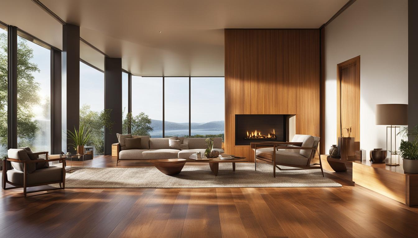 Sunlit Spaces: Wood Floors in Rooms with Large Windows