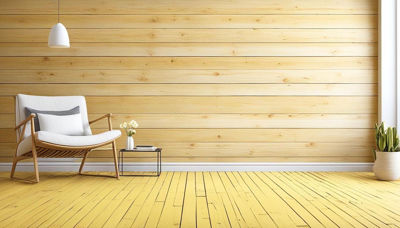 What Shades of Yellow Enhances a Wooden Floor With a Light Tone