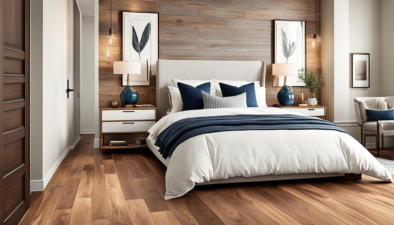 Elevate Your Bedroom Design with Elegant Wooden Flooring